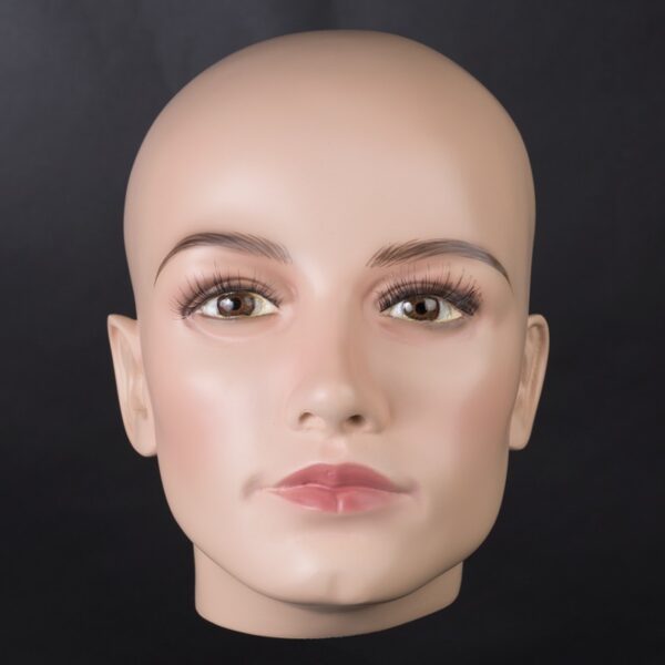 Realistic female heads | Museummannequins.com