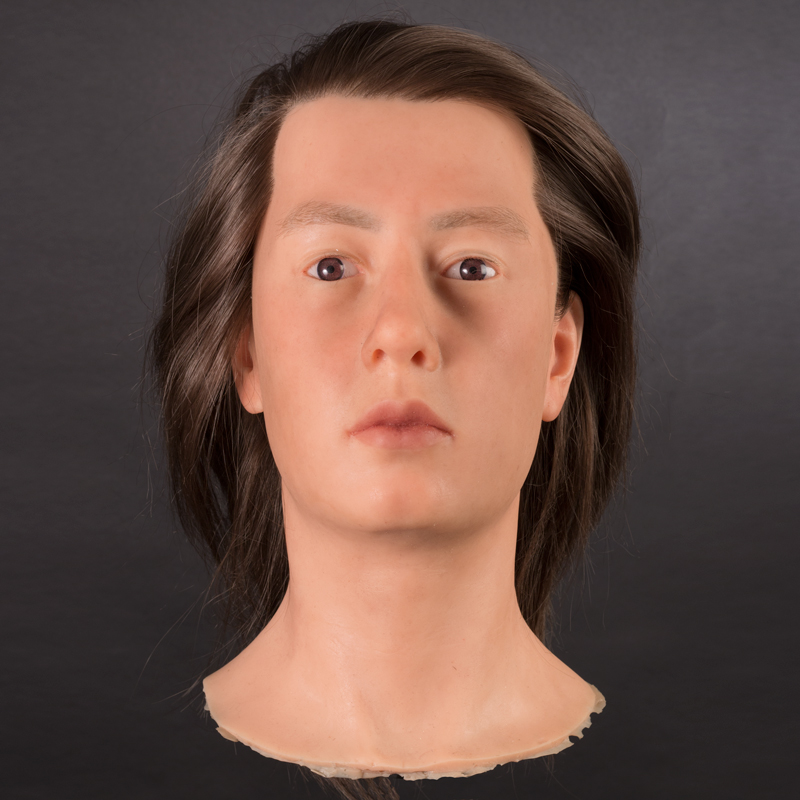 MSH754 Teenage silicone head | Museummannequins.com