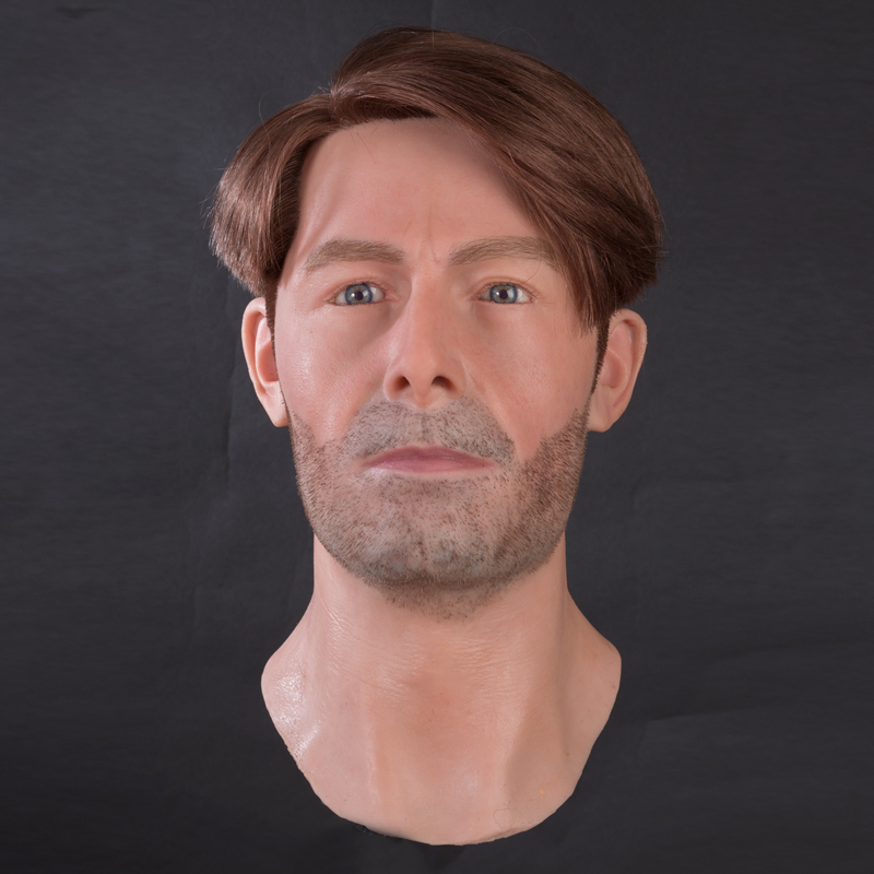 MSH519 Male silicone head | Museummannequins.com